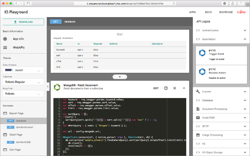 Webブラウザで「SPA＋BFF」アプリを30分で作成！ スピーディな開発の味方「K5 Playground」を使ってみよう (2/5)|CodeZine（コードジン）