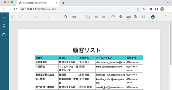 kintoneのデータをREST API連携で使用する、「ActiveReportsJS」の活用術 (3/3)|CodeZine（コードジン）