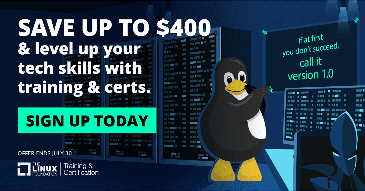 Linux Foundation、トレーニング＆認定試験を最大400米ドル割引。7月31日まで|CodeZine（コードジン）