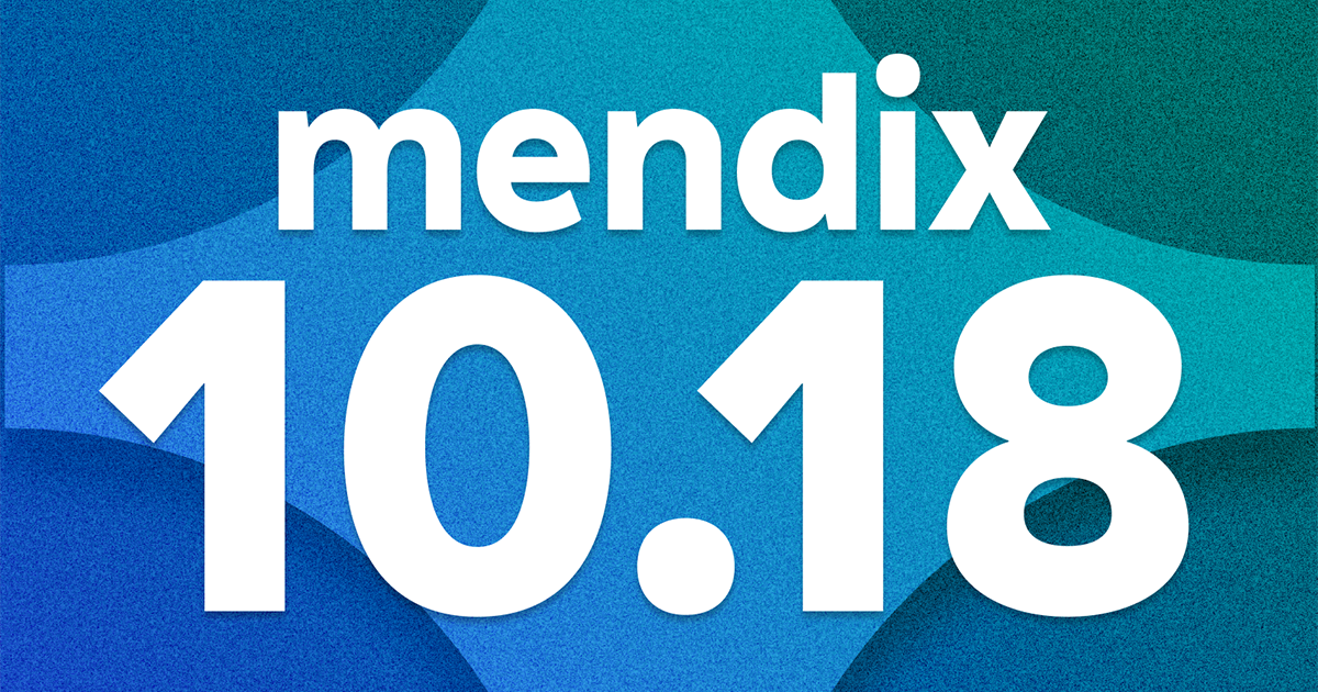 Mendix、ローコードプラットフォーム「Mendix 10.18」を発表|CodeZine（コードジン）